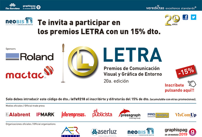 Premios Letra 20 edición - neobis